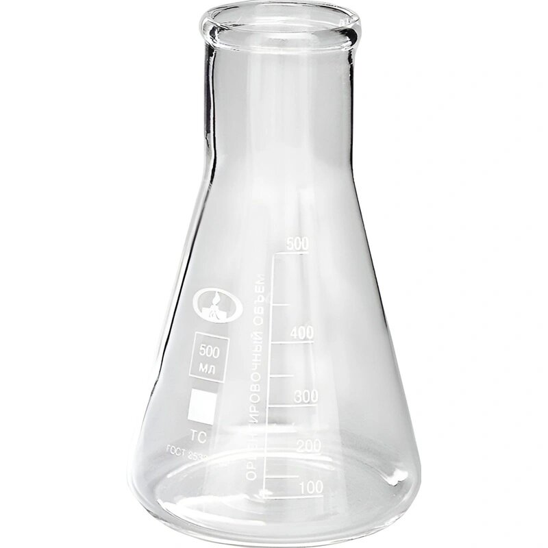 Колба коническая Кн-2-500-50 с делен. 10000812