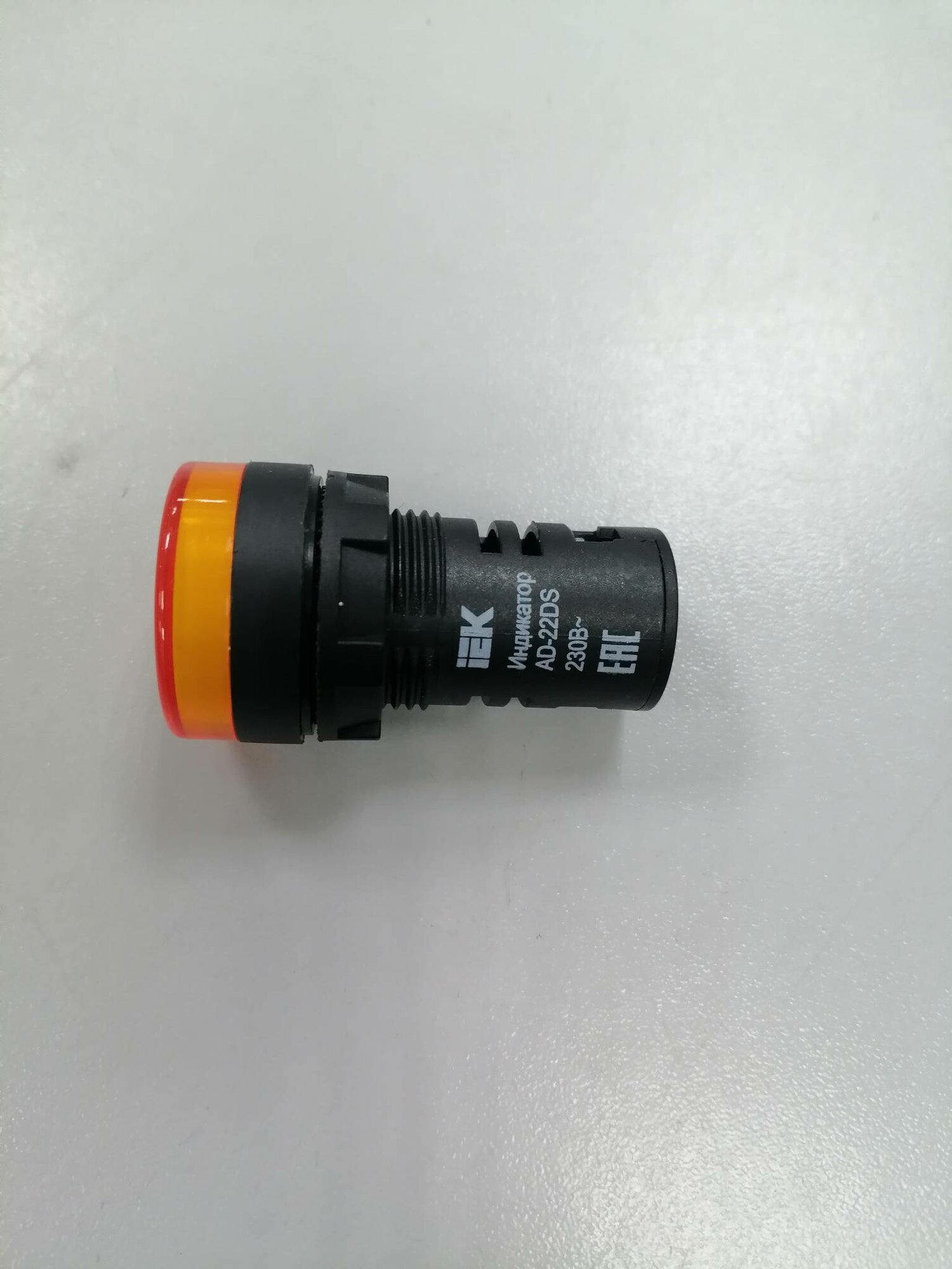 Индикаторная лампа IEK AD-22DS, LED матрица, 22mm, 230V, желтый