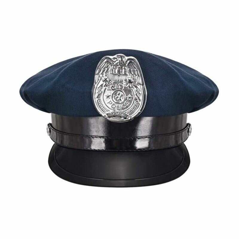 Костюмированная шляпа для взрослых, капитанская фуражка, офицерская шляпа для сцены, M003 сокровище синего цвета