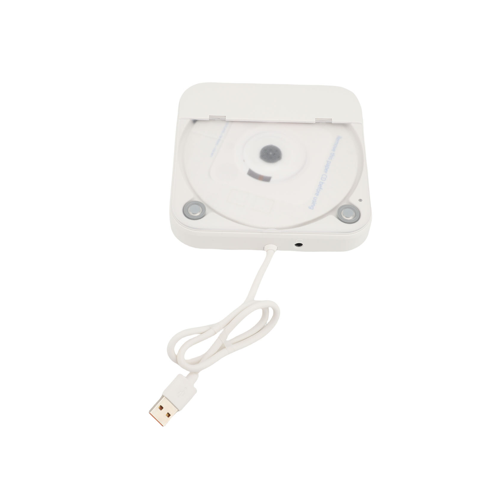 Компактный портативный внешний CD-плеер для автомобиля с USB-портом, экономящий место, для телевизора и компьютера.