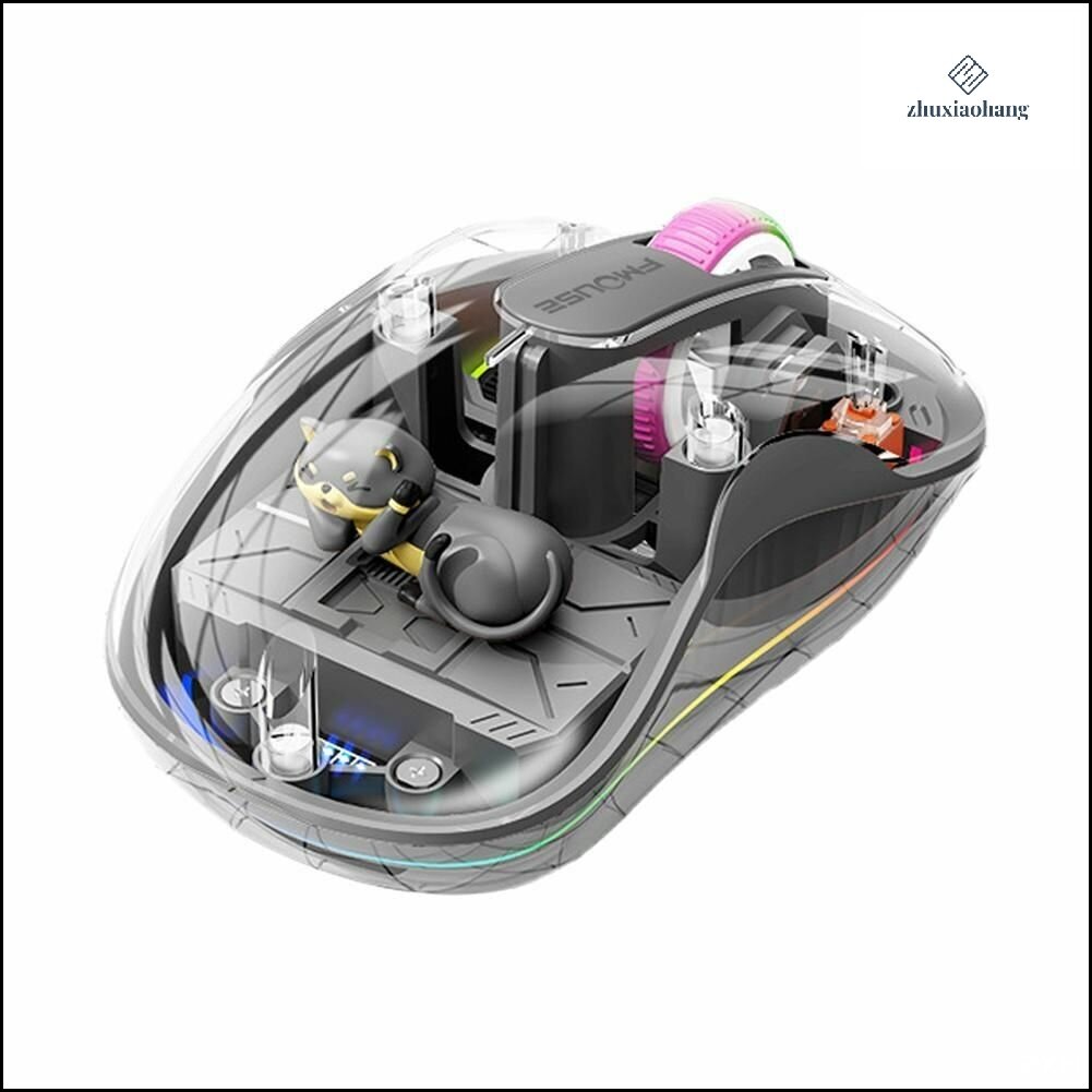 Эксклюзивная беспроводная мышь Bluetooth, прозрачная, для кукольных компьютеров