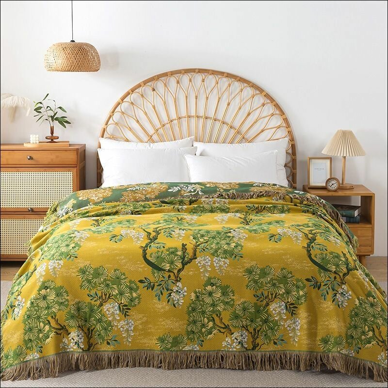 Плед , Муслин, Хлопок, 230 см х 200 см