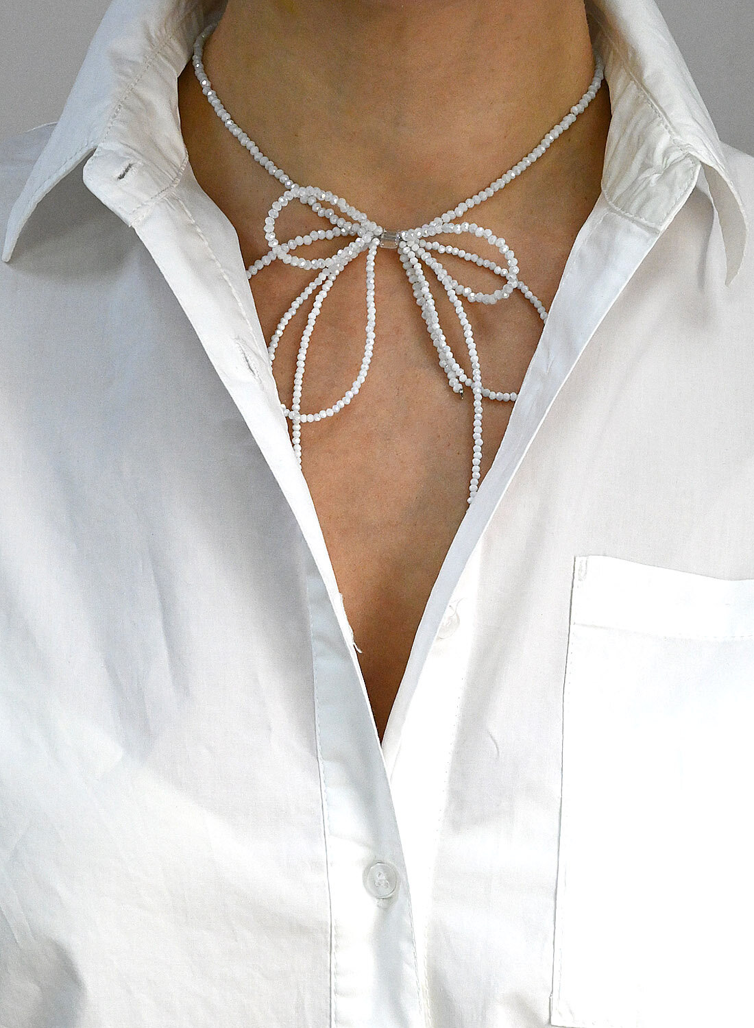 Чокер, циркон