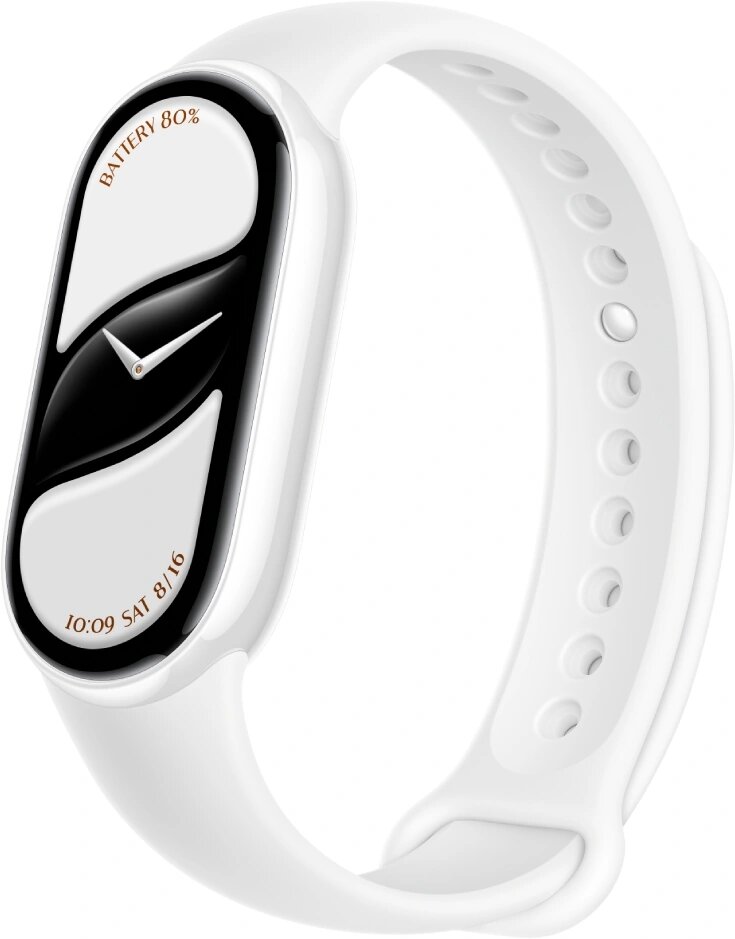 Фитнес-трекер Xiaomi Smart Band 10 AMOLED корп: белый рем: белый (BHR07Y5GL)