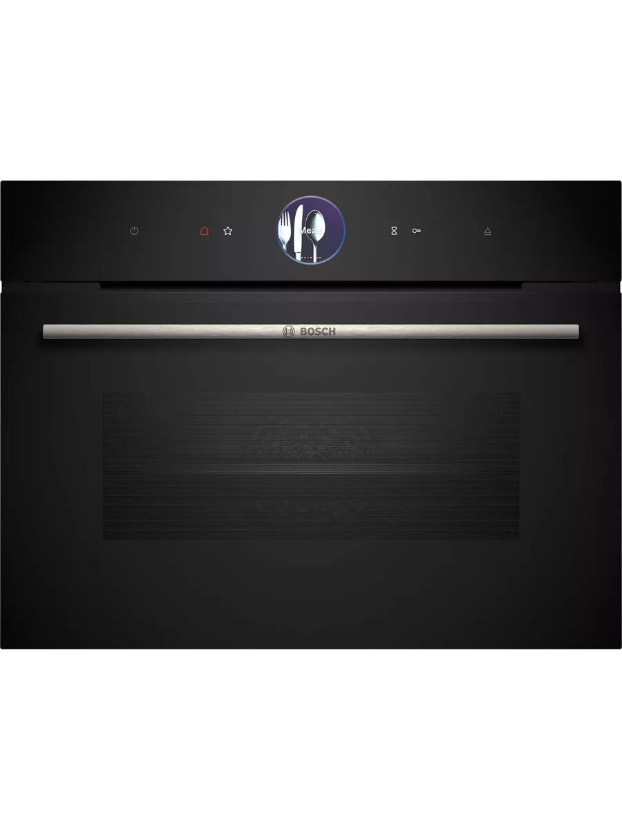 Встраиваемый электрический духовой шкаф Bosch CSG7364B1 чёрного цвета