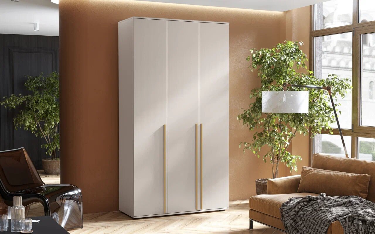 Шкаф 3-х створчатый Норд 120см Кашемир