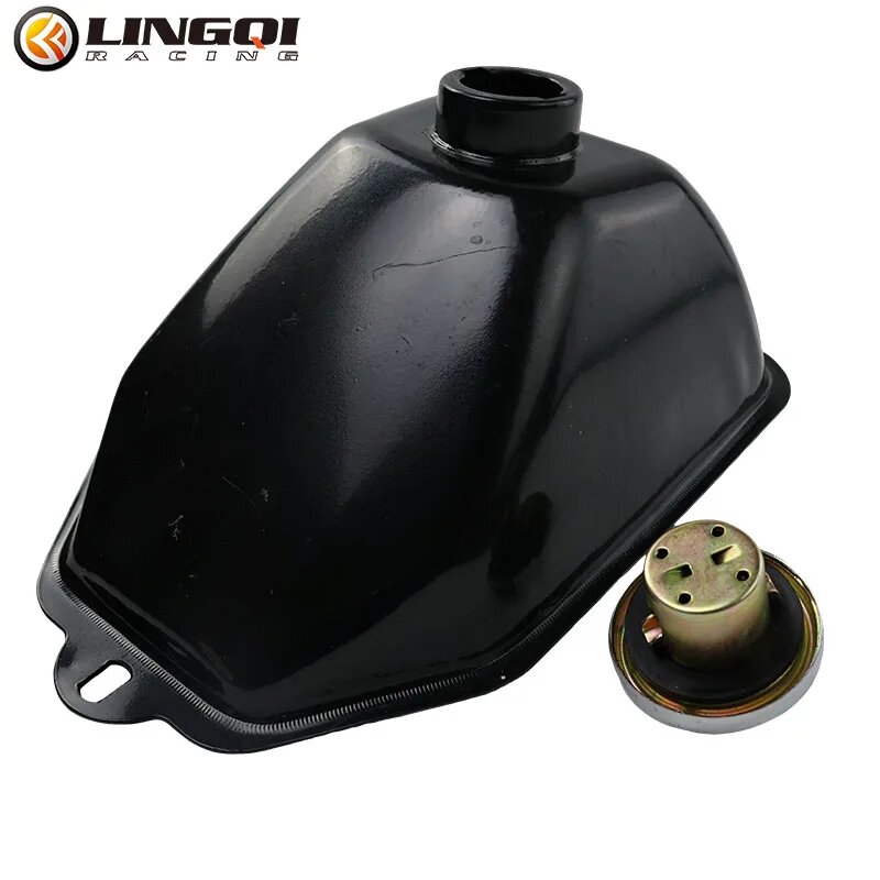 Черный металлический мотоциклетный бензиновый топливный бак LESQUE, масляный бак для четырехъядерного карманного велосипеда, 2-тактный 50cc мини-мотовездехода, мотоциклетные запчасти, Черный