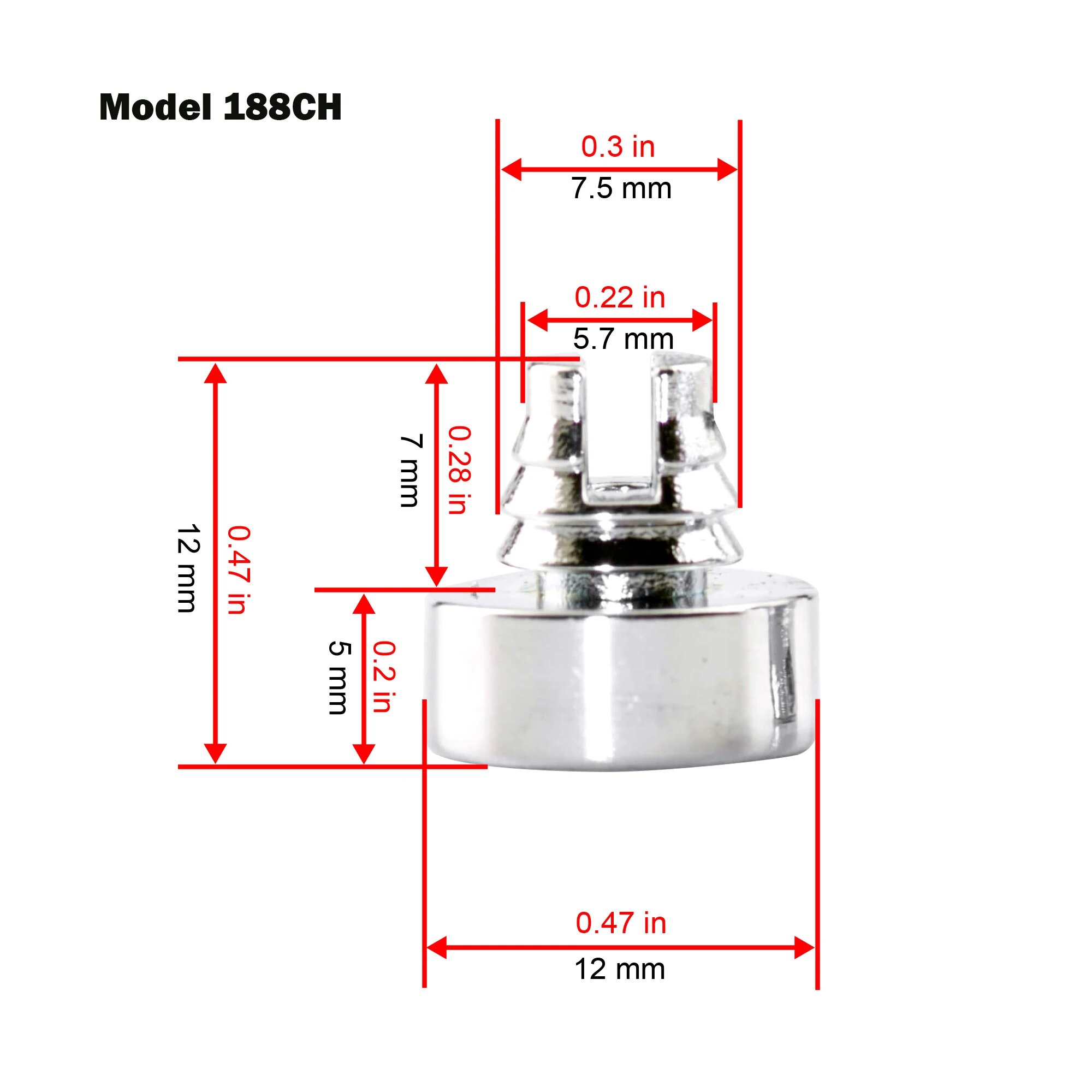100 шт. универсальные колесные заклепки, гайки, несколько стилей для крышки обода, винт, болт, шины, декоративные автомобильные сменные автомобильные аксессуары, Style 188ch