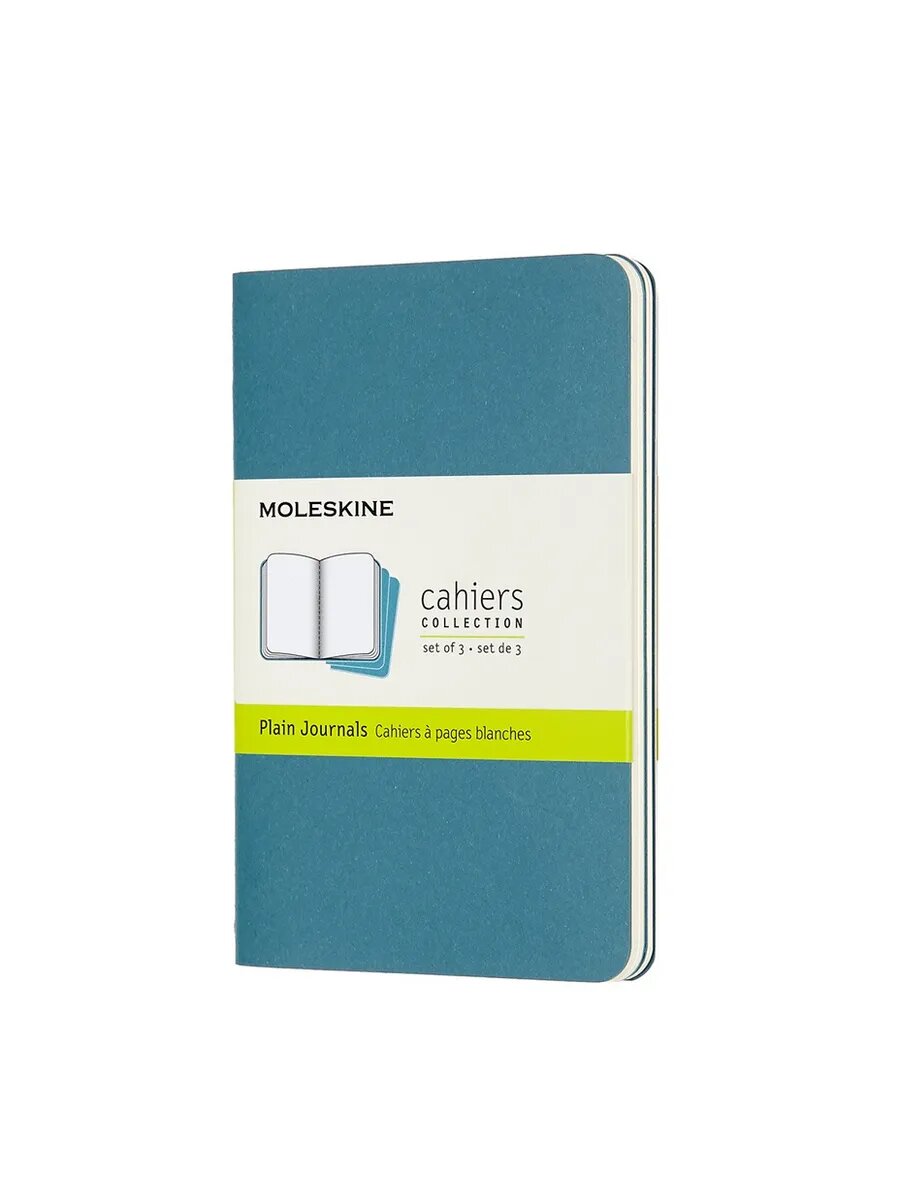 Блокнот CAHIER JOURNAL CH013B44 Pocket голубой (3шт)