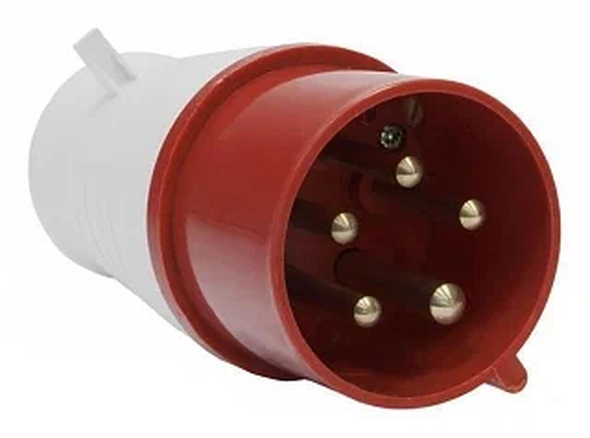 Переносная силовая вилка TEXENERGO 025, кабельная, 3P + PE + N, 380В, IP44