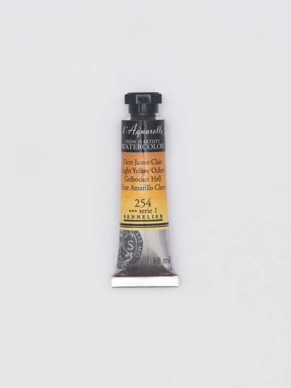 Sennelier L'aquarelle Акварельная краска акварель художественная в тубе 10мл охра светло-желтая