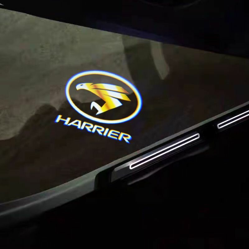 Штатная подсветка дверей авто с логотипом для Тойота Харриер 30, Toyota Harrier 60 (2 шт)