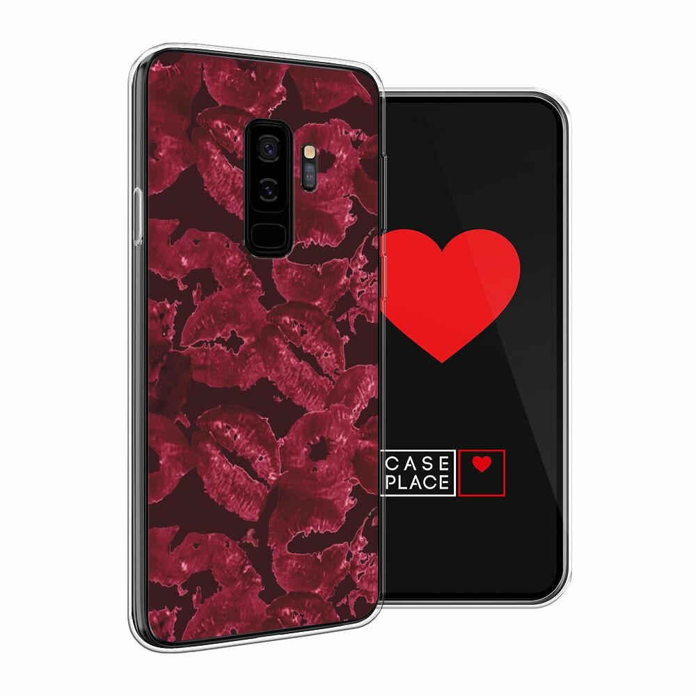 Чехол на Samsung Galaxy S9 + / Самсунг Галакси С9 Плюс с принтом Помада паттерн 1 — фото 1