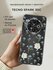 Чехол на Tecno Spark 30C / Текно Спарк 30C с принтом "Gentle cats", прозрачный