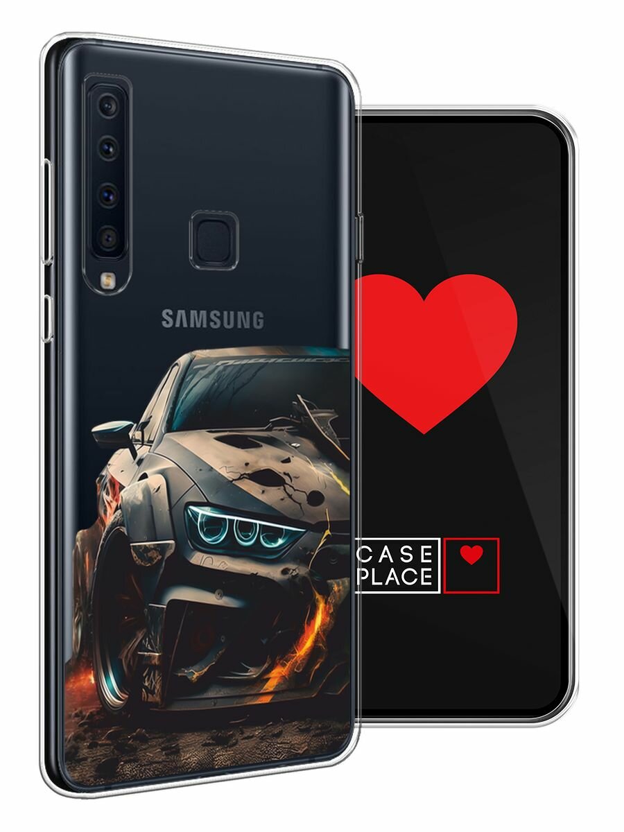 Чехол на Samsung Galaxy A9 2018 / Самсунг Галакси А9 2018 с принтом "На износ", прозрачный — фото 1
