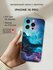 Чехол на Apple iPhone 16 Pro / Айфон 16 Про с принтом "Бирюзовое небо"