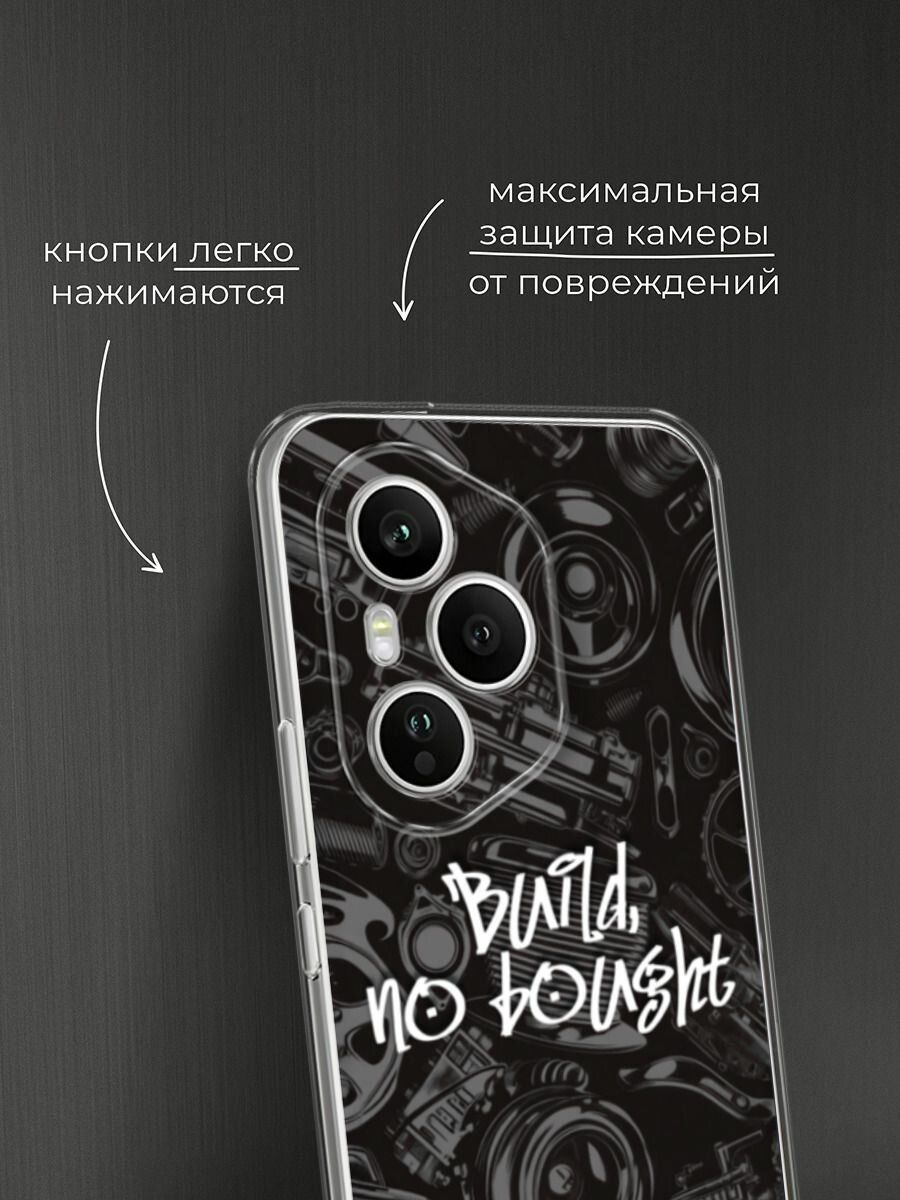 Чехол на Honor 400 Pro / Хонор 400 Про с принтом "Build no bought" — фото 1