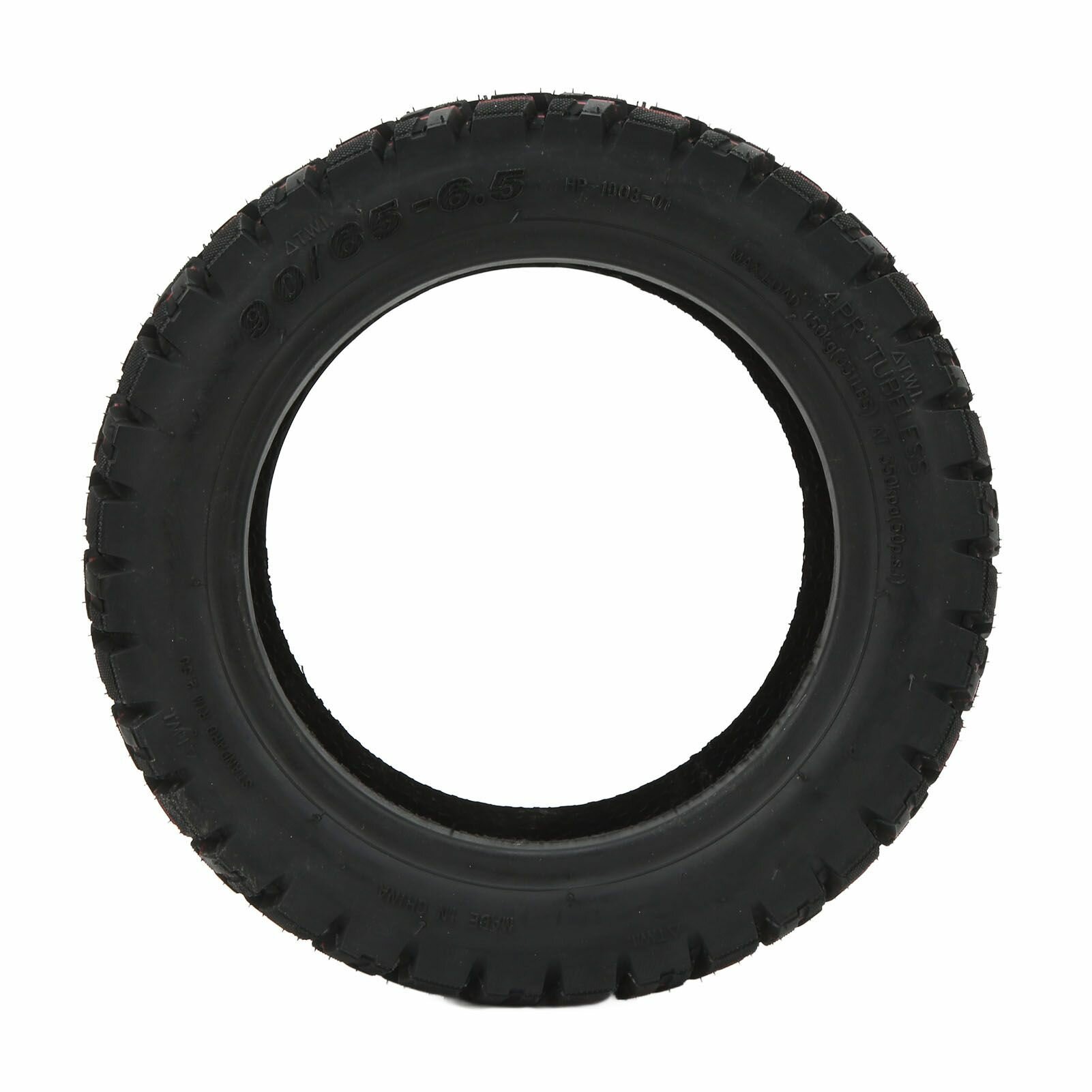 Шина для электросамоката 90/65-6.5, 11 дюймов, бескамерная, резиновая, утолщенная, противоскользящая, взрывобезопасная, прочная, сменная