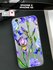 Чехол на Apple iPhone 6 / Айфон 6 с принтом "Синие ирисы", прозрачный