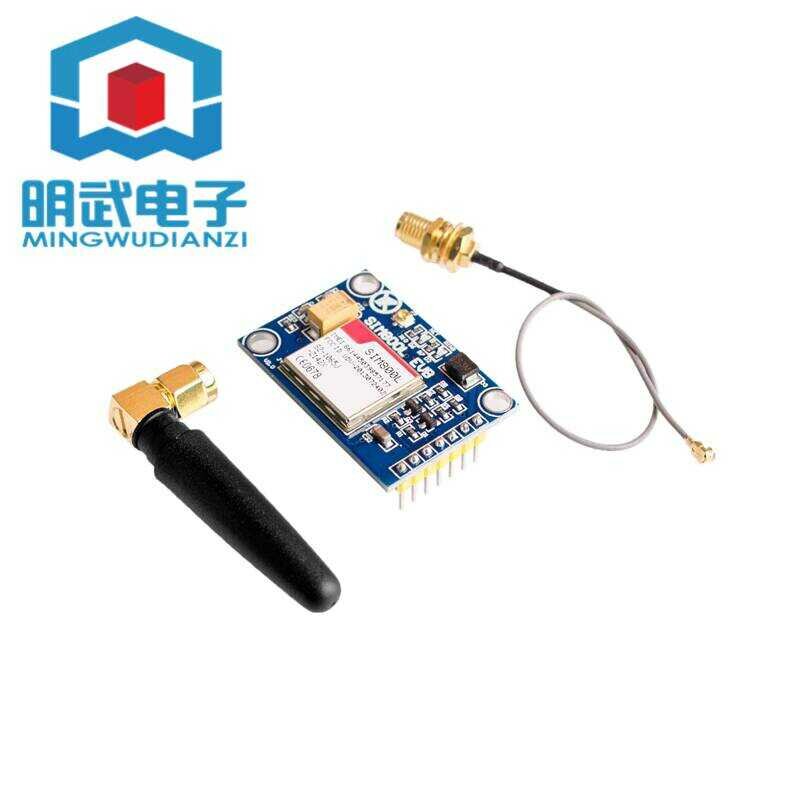 Модуль SIM800L Заменяет SIM900A SMS Данные GSM GPRS 4-диапазонный Доступен 5V Последовательный Порт Тип опции доставки: МодульSIM800L+антеннасклеевым