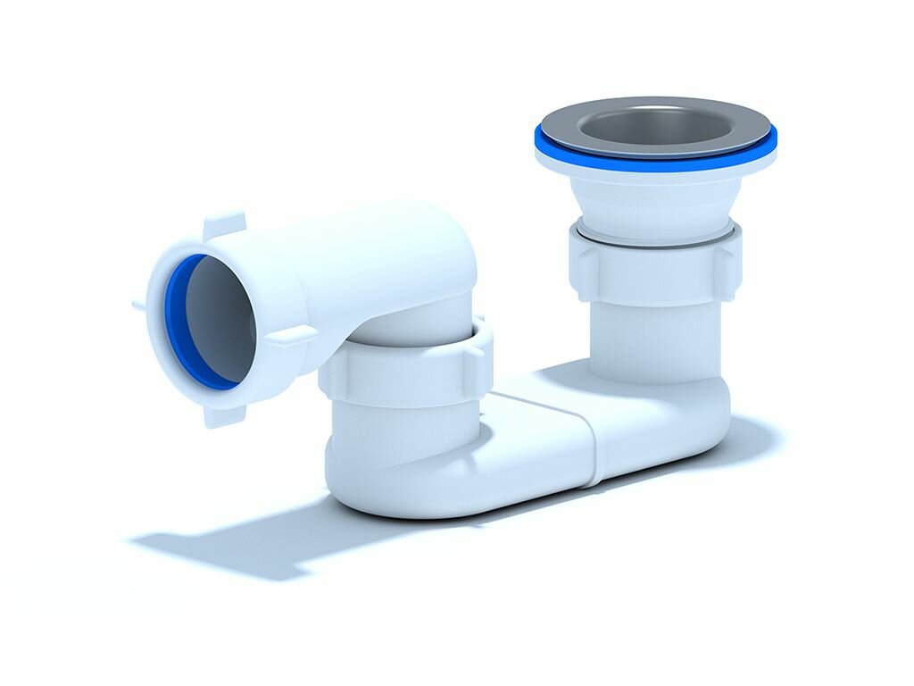 Сифон для душевого поддона 1 1/2" E010