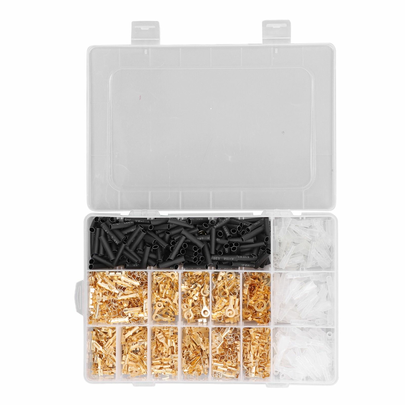 1050 шт, клемма для провода 2,8 мм, 4,8 мм, 6,3 мм, комплект мужских и женских кольцевых лопаточных разъемов