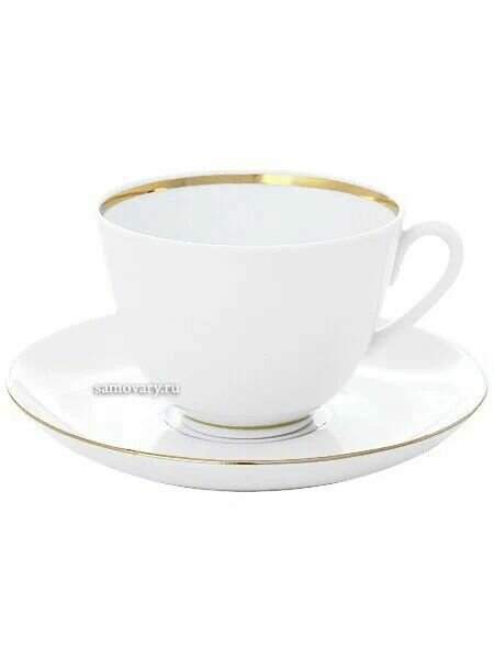 Чашка с блюдцем чайная форма "Весенняя", рисунок "Белоснежка", Императорский фарфоровый завод