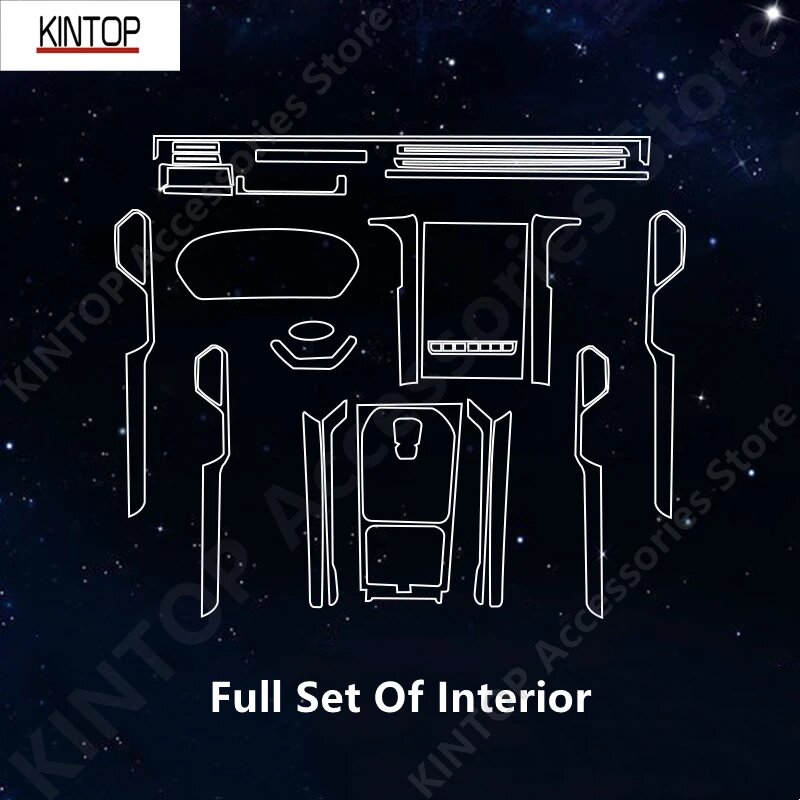 Для JAC T8 PRO 24-25 салон автомобиля, центральная консоль, прозрачная защитная пленка из ТПУ, ремонтная пленка против царапин, аксессуары для ремонта Full Set Of Interior