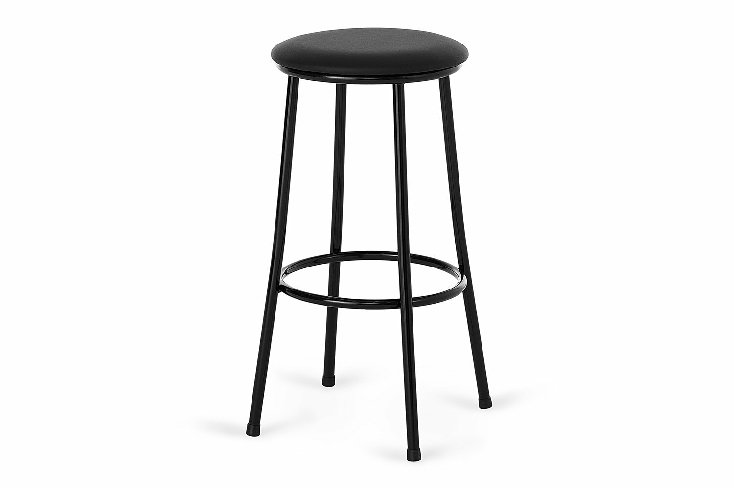 Табурет барный Hoff Rumba, 38х75х38 см, мягкое сиденье, цвет чёрный