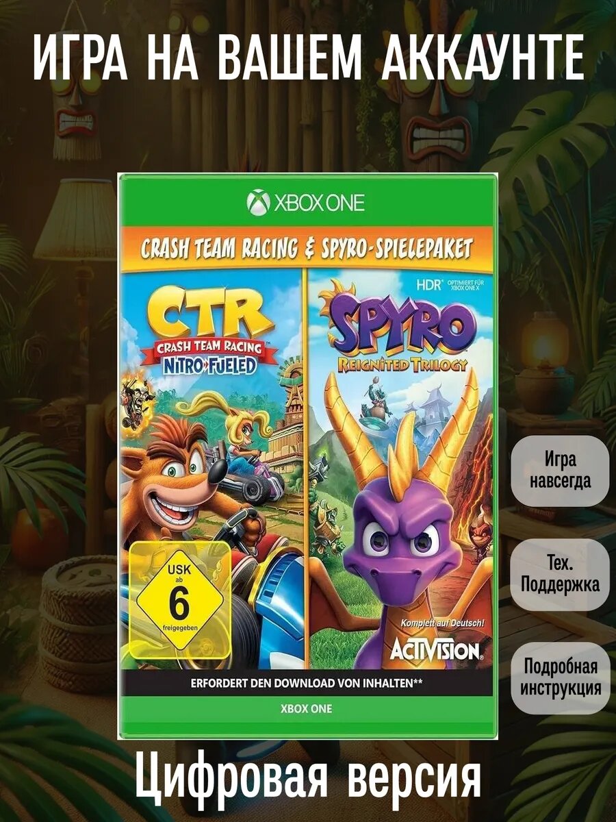 Crash Team Racing Nitro-Fueled + Spyro