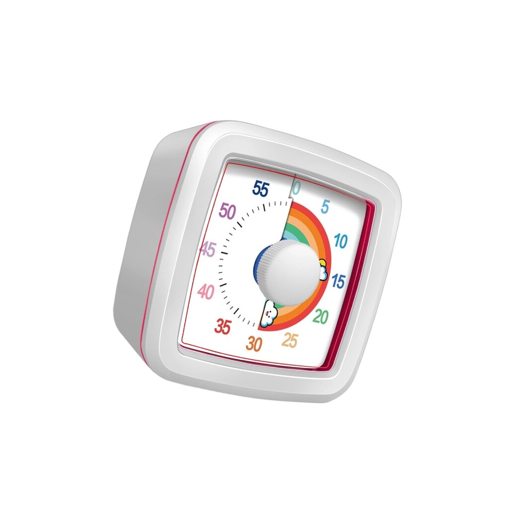 Визуальный таймер обучения детей Rainbow timer time Manager (без батареи)-белый