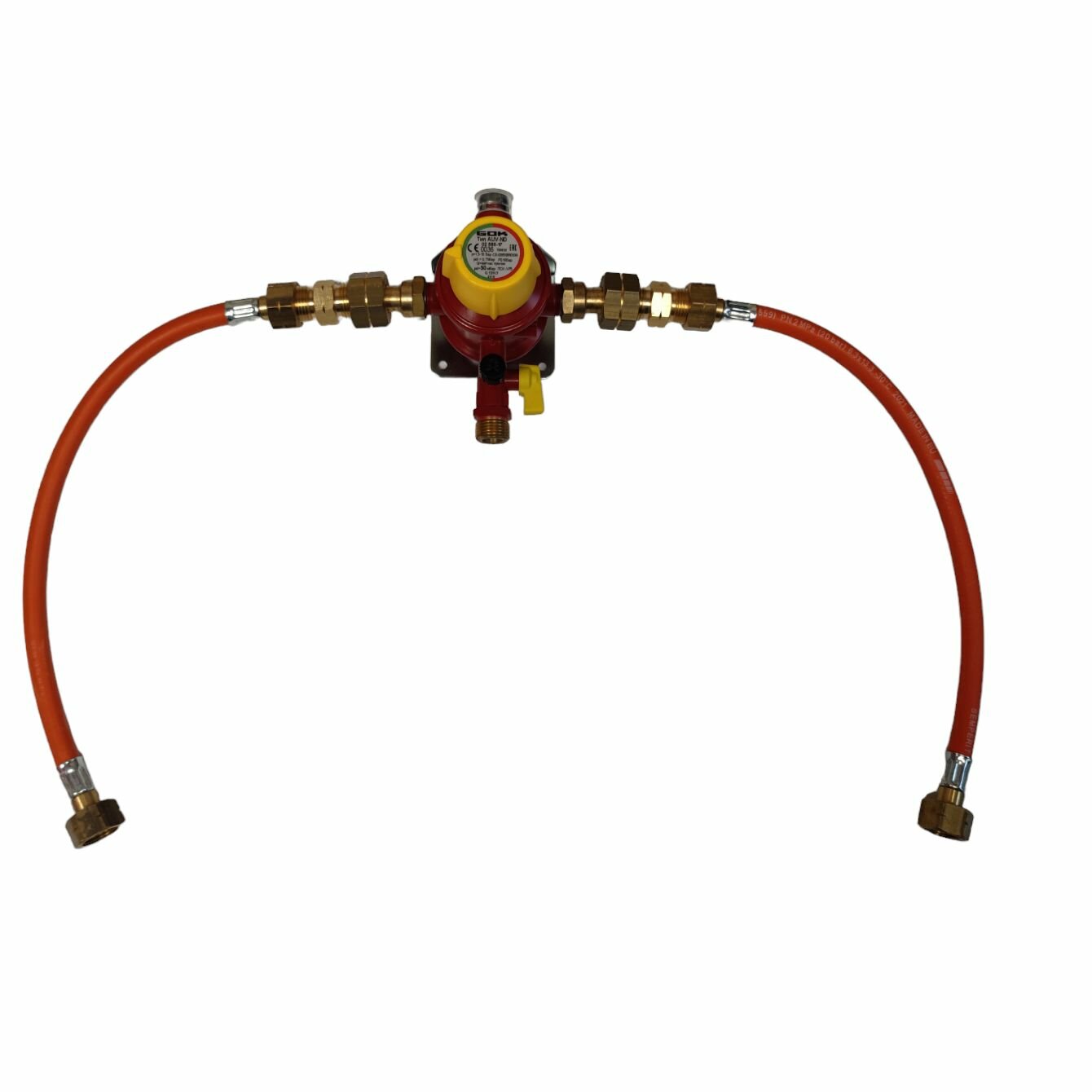 Рампа для газовых баллонов с редуктором (на 2 баллона) автомат GOK 37мбар 4 кг/час