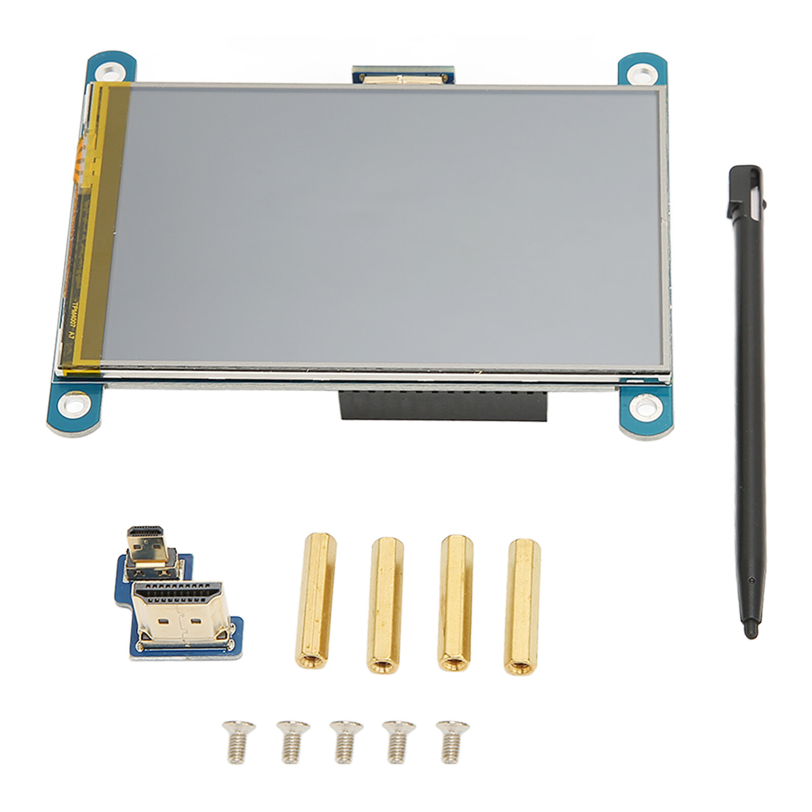 ЖК-дисплей 4" IPS, разрешение 800x480, резистивный сенсор, со стилусом, для Raspberry Pi