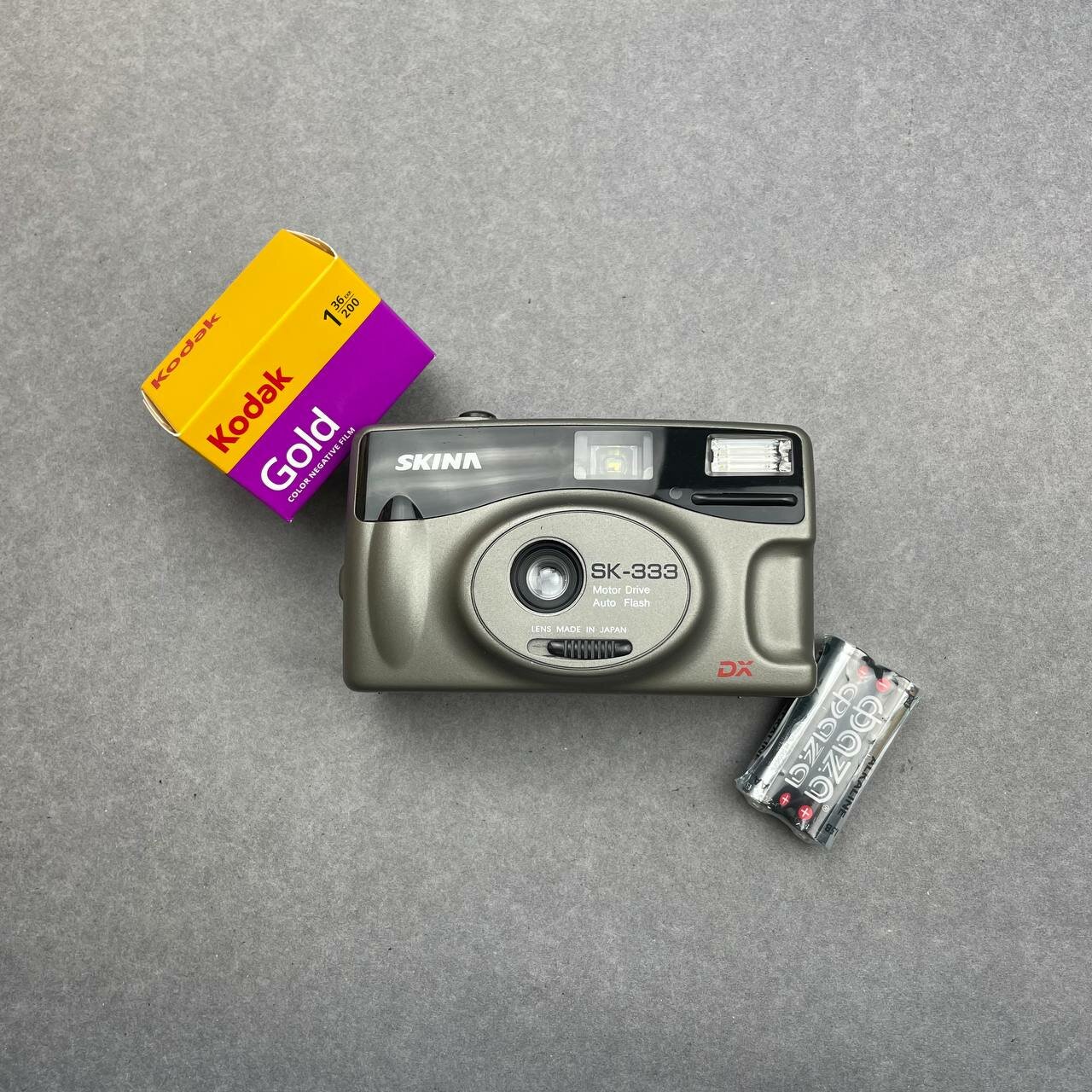 Винтажный пленочный фотоаппарат SKINA 333, 35mm f/5.6, с плёнкой Kodak