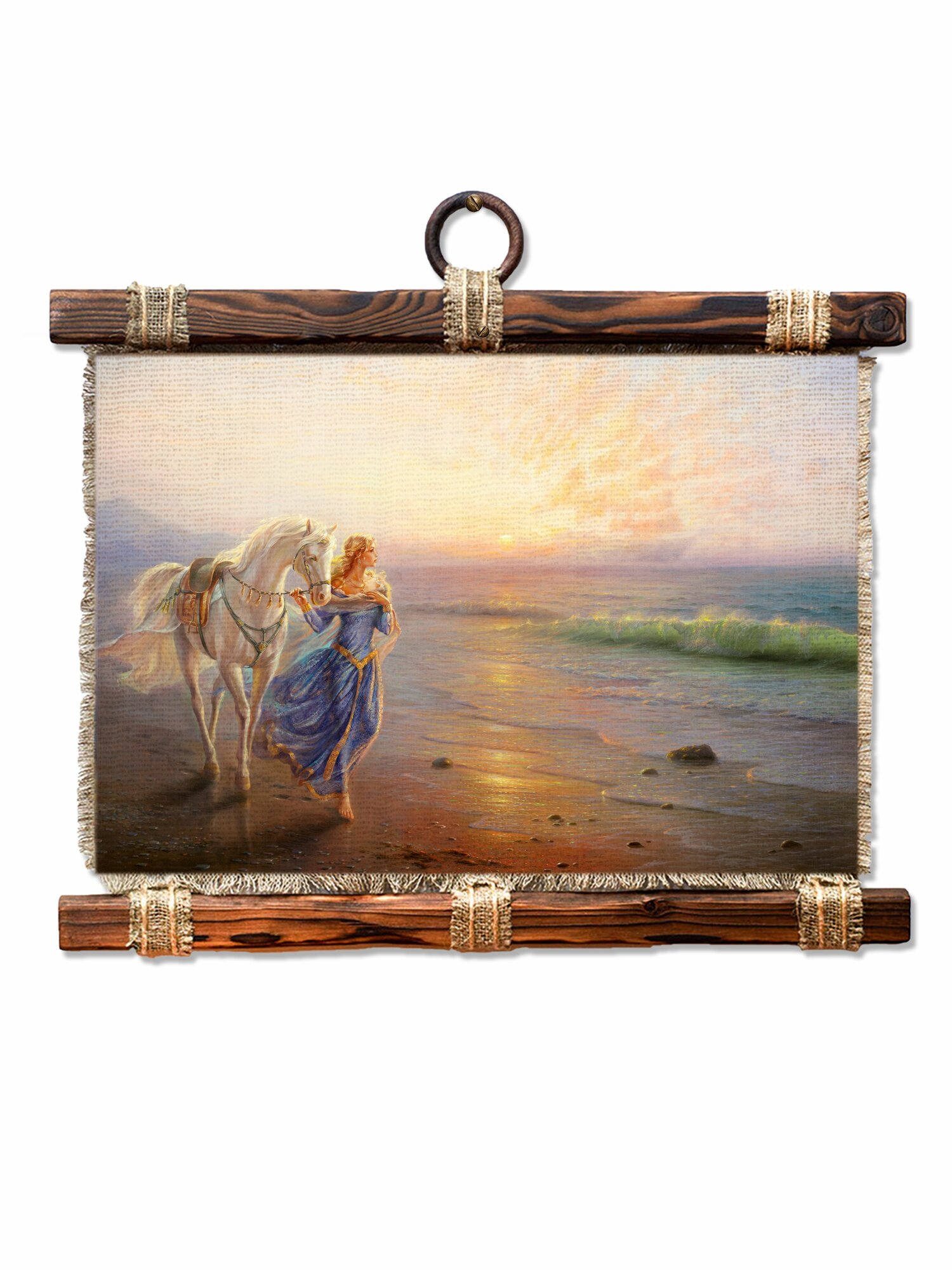 Панно ручной работы Универсальный свиток Знамение горизонтальное