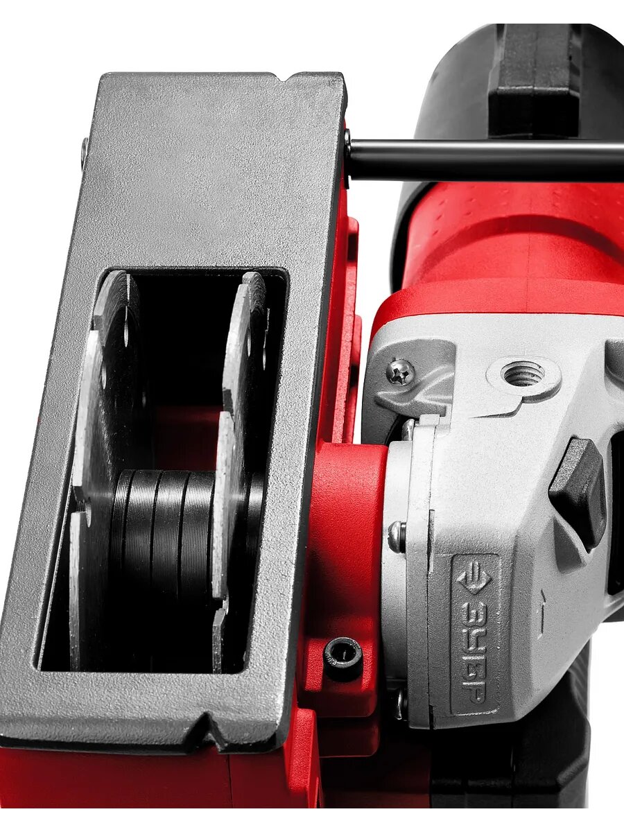 D 125 мм, 1200 Вт, 30 мм, штроборез (бороздодел)