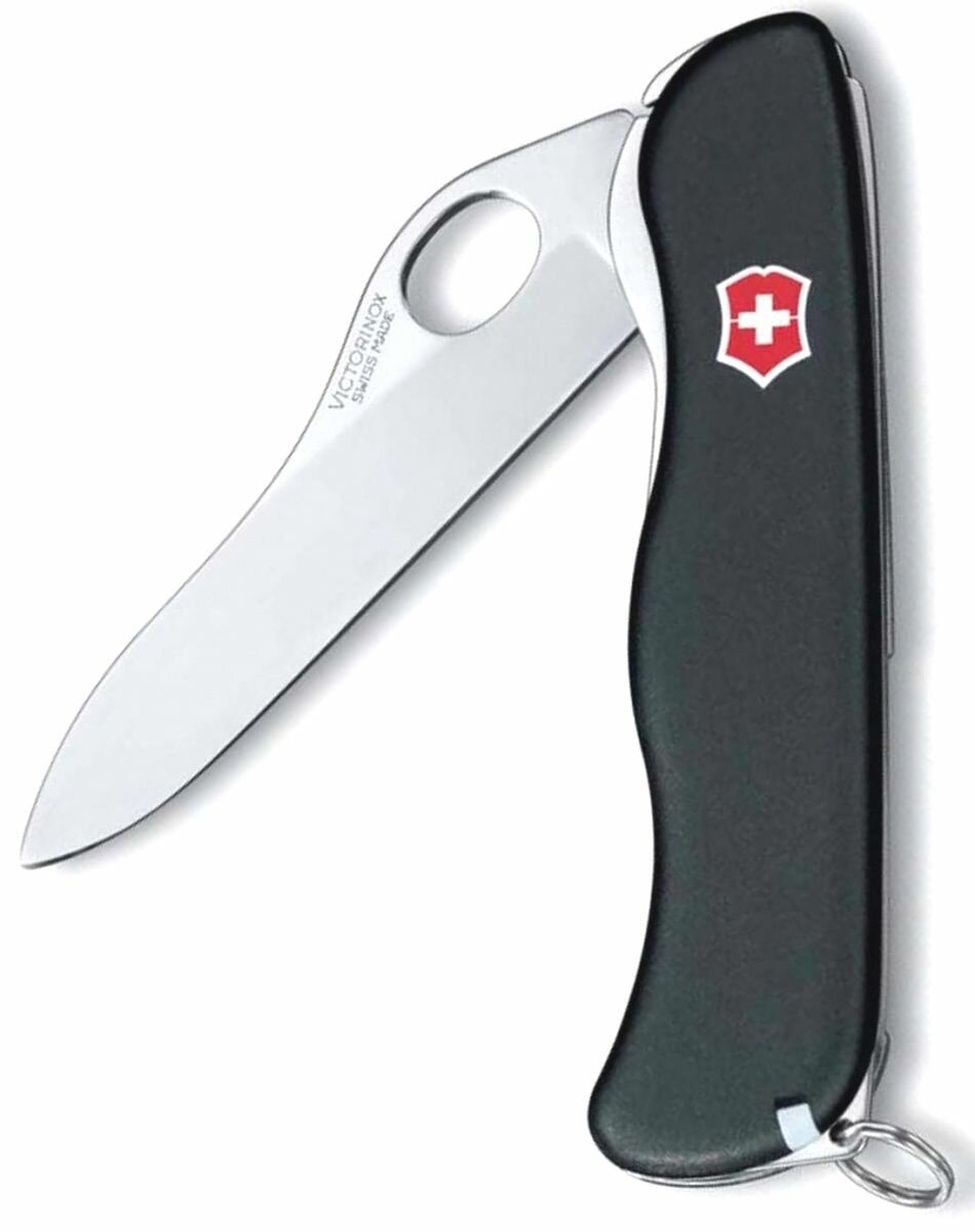 Нож Victorinox "Sentinel One Hand", с фиксатором, клинок 8.7 см, длина 111 см, чёрный