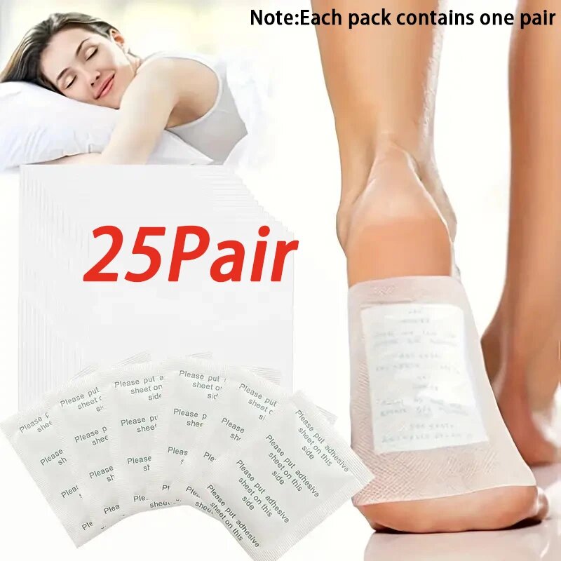 Детокс-пластыри для ног бамбуковые 25 Pair