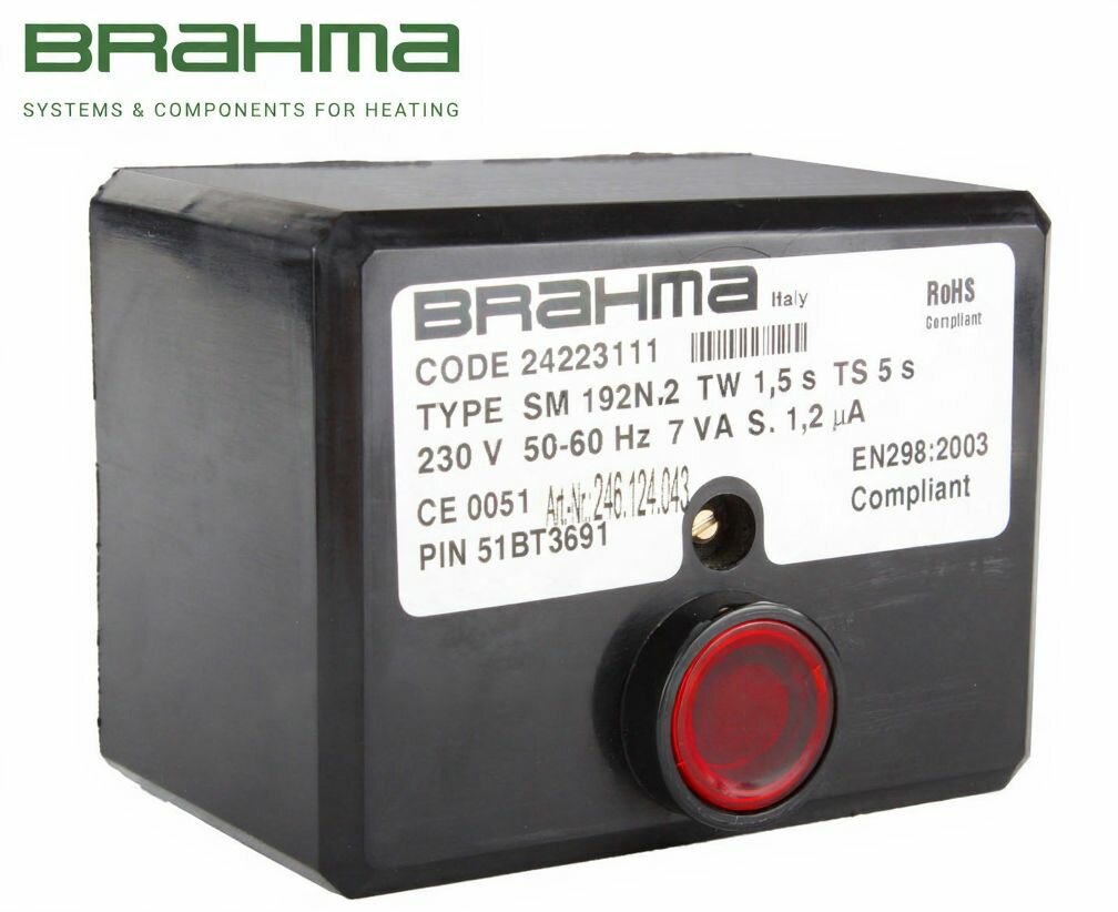 Блок управления горением Brahma SM192N.2 24223111