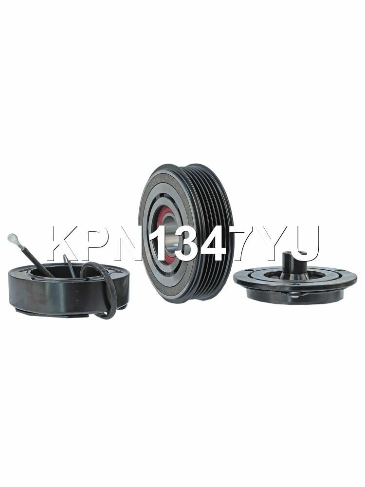 Шкив компрессора кондиционера в сборе Krauf KPN1347YU для Lexus LS400 LX LAND CRUISER PRADO