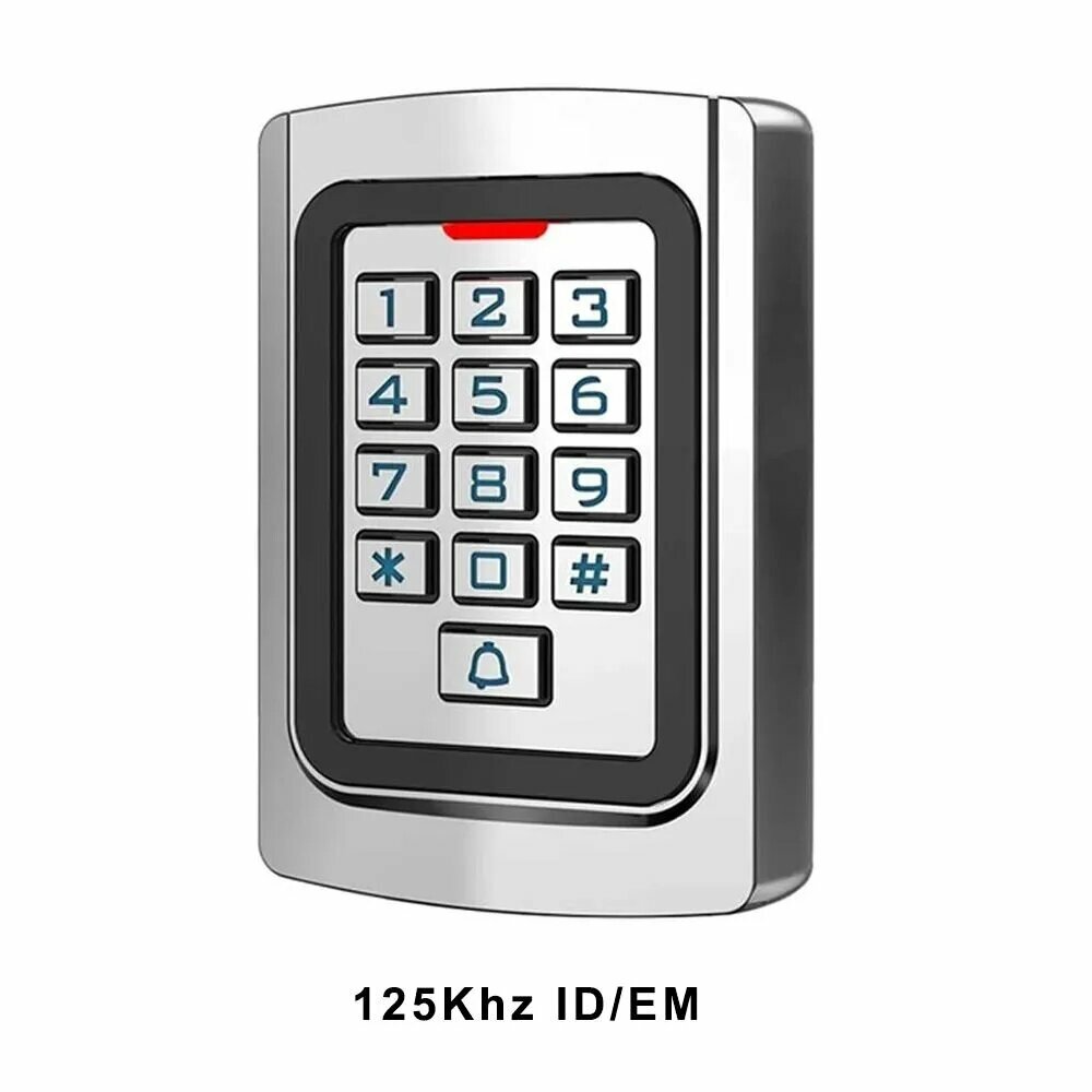 Водонепроницаемая металлическая клавиатура контроля доступа RFID IP68 с бесконтактным считывателем карт для системы открывания дверных замков
