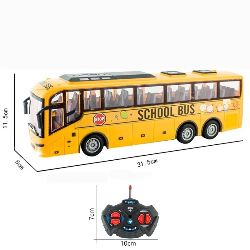 Радиоуправляемый детский автобус LKCOMO yellow