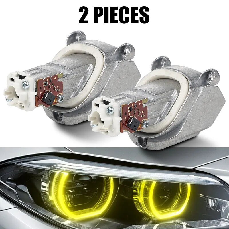 Светодиодный модуль «ангельские глазки», дневные фары дальнего света 63117343876 для BMW 5 серии 2014-2016 F10 F11 LCI 7343876 18592200 2pcs