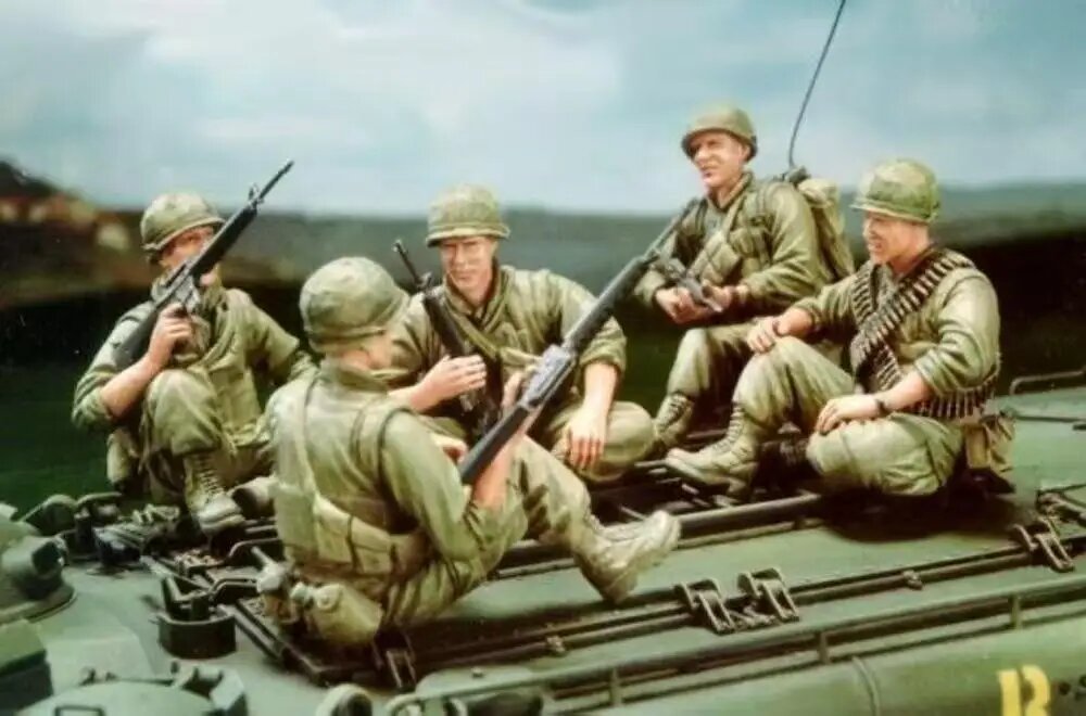 Наборы моделей солдат CHUZHAN 1/35 (5 фигурок)