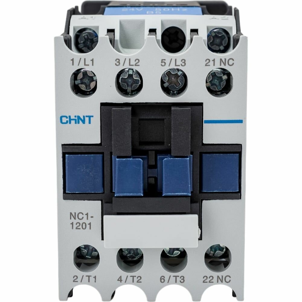 Контактор NC1-1201 12А кат. 24В AC 1НЗ AC-3 (R) CHINT 221134