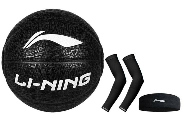 Мяч для водного поло унисекс LINING Badfive PU черный, размер 7