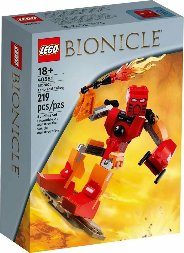Конструктор Икони LEGO 40581 BIONICLE Таху и Такуа