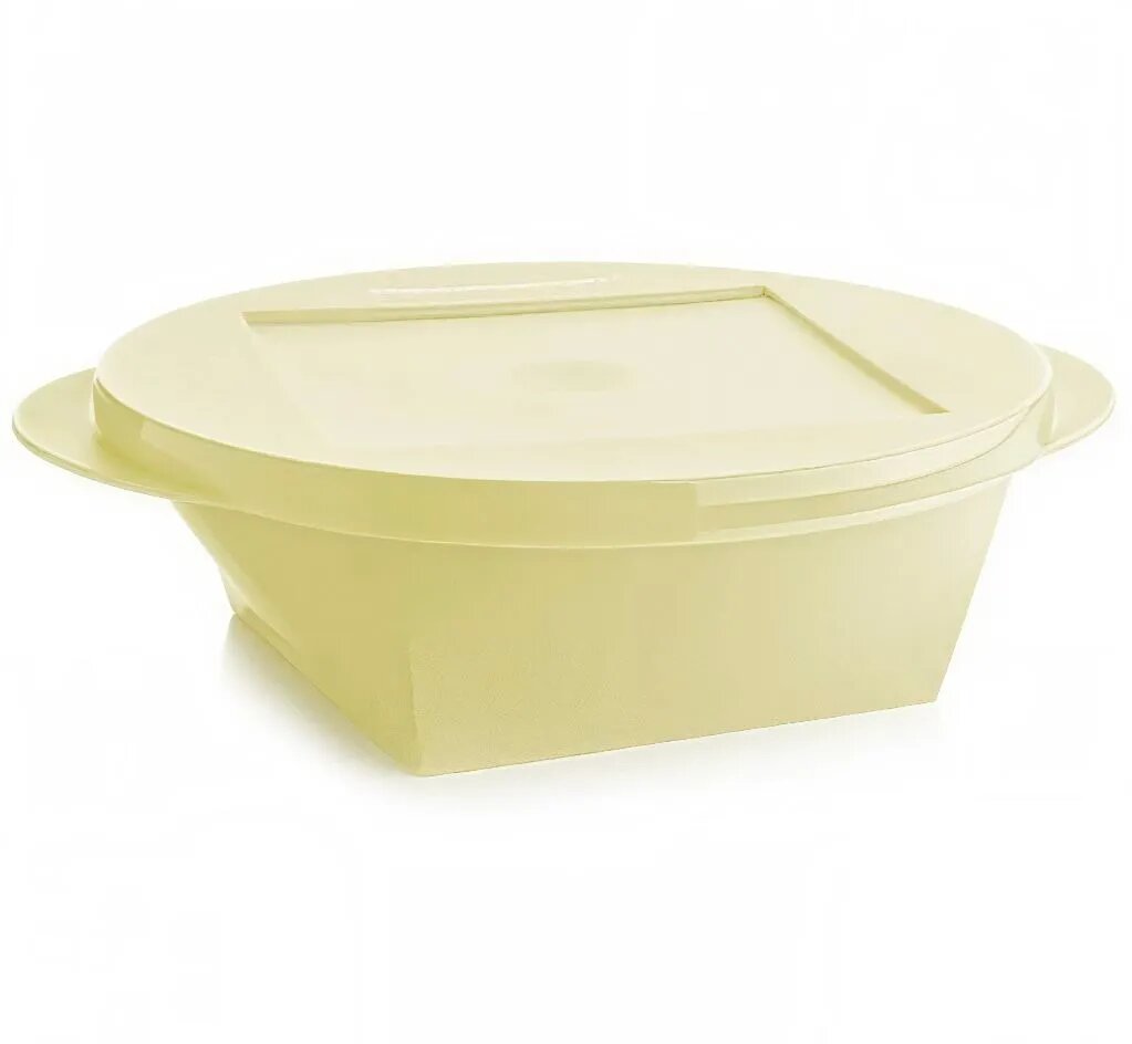 Контейнер Tupperware "Аркадия", герметичный, светло-желтый, 600мл