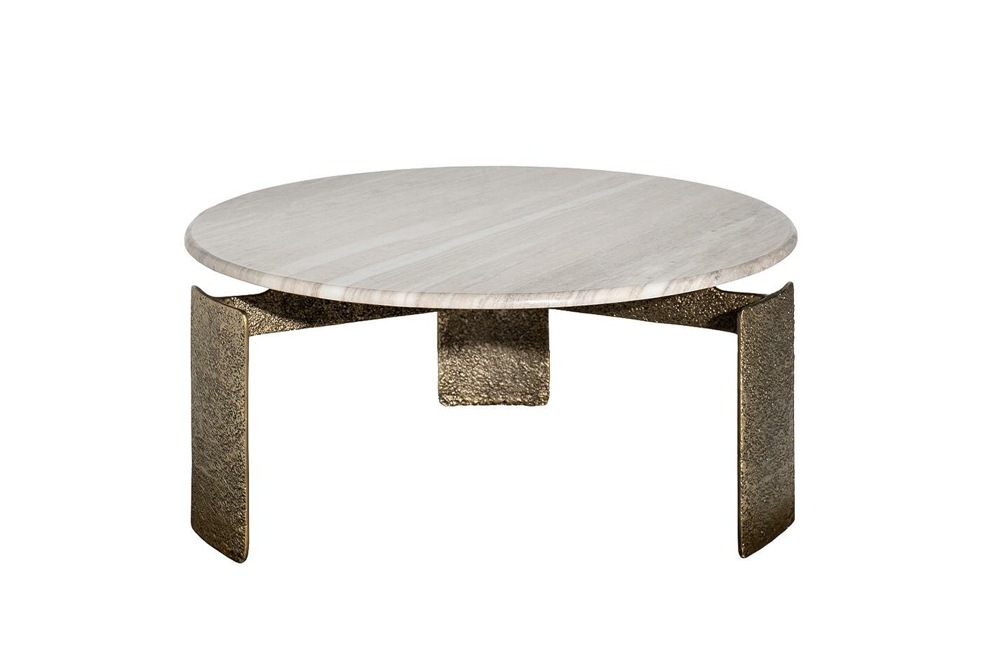 Стол журнальный Garda Decor 69-23303 Стол журнальный мраморный d100*45см арт. 69-23303