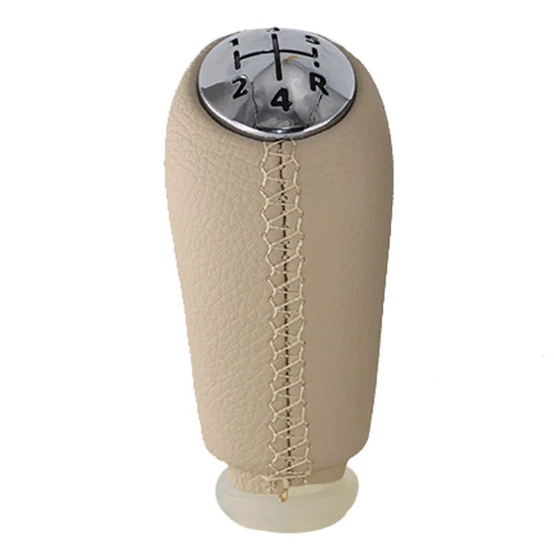 Чехол на ручку переключения передач с накладкой на рамку для Renault Megane 2 MK2 II MK 2 2002-2009, пылезащитный чехол на ручку переключения передач, новый 5speed beige leather